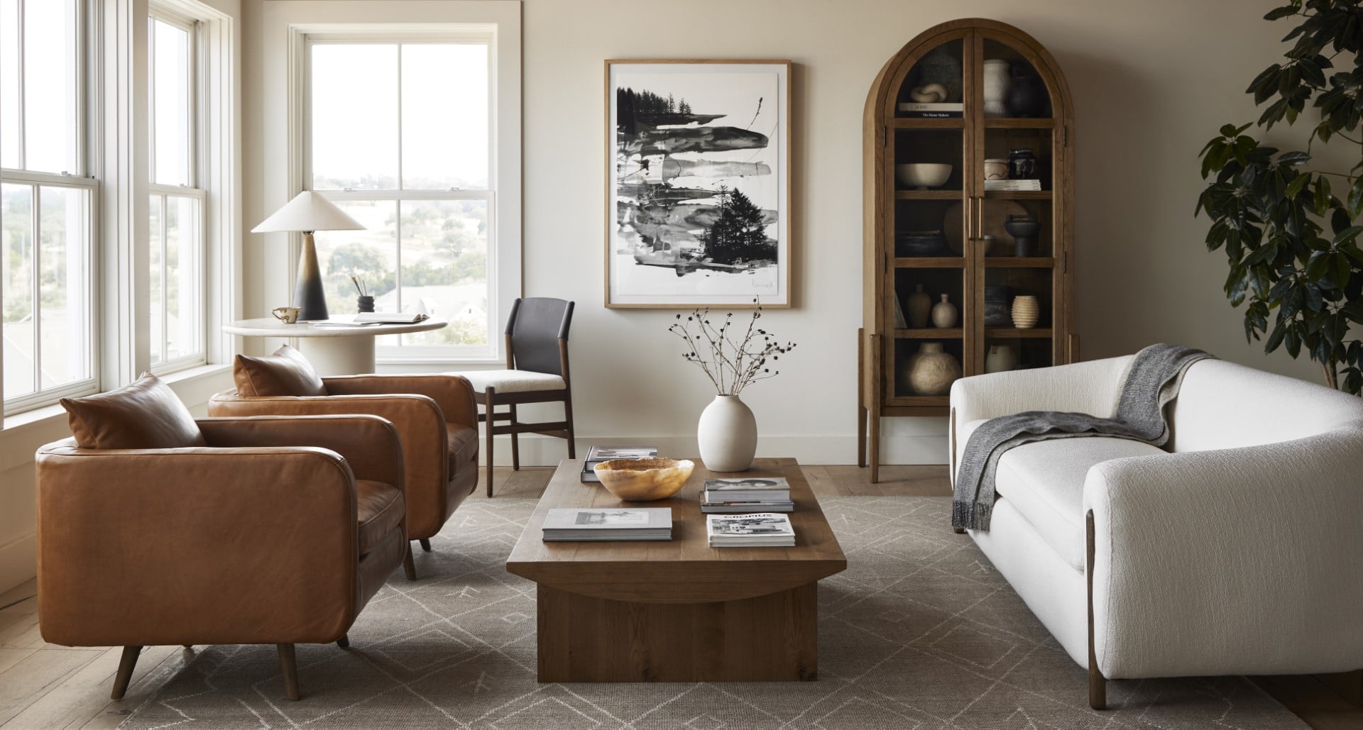 Organic modern furniture store