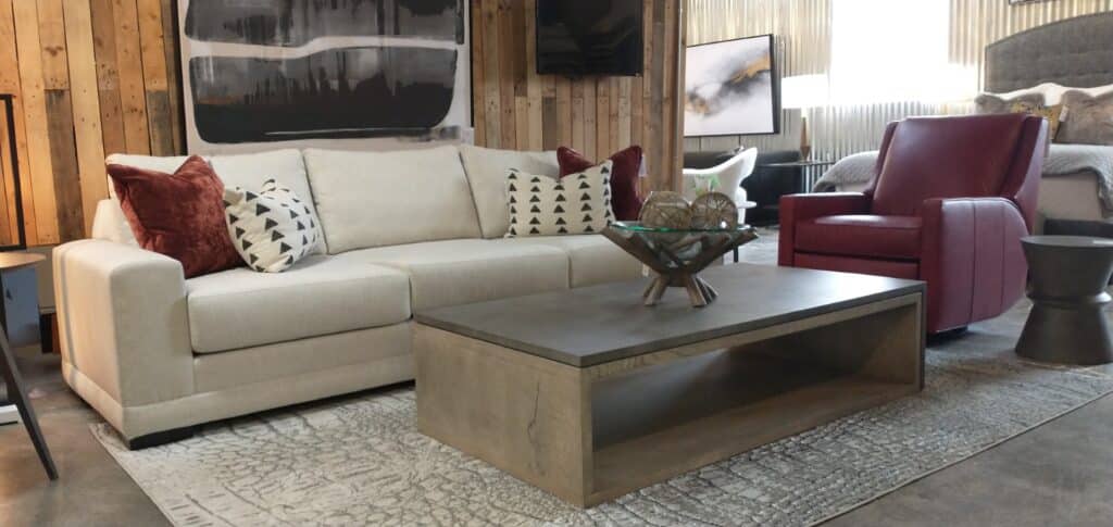 Stephanie Chair with Harrison Sofa - BY DESIGN furniture + interior design