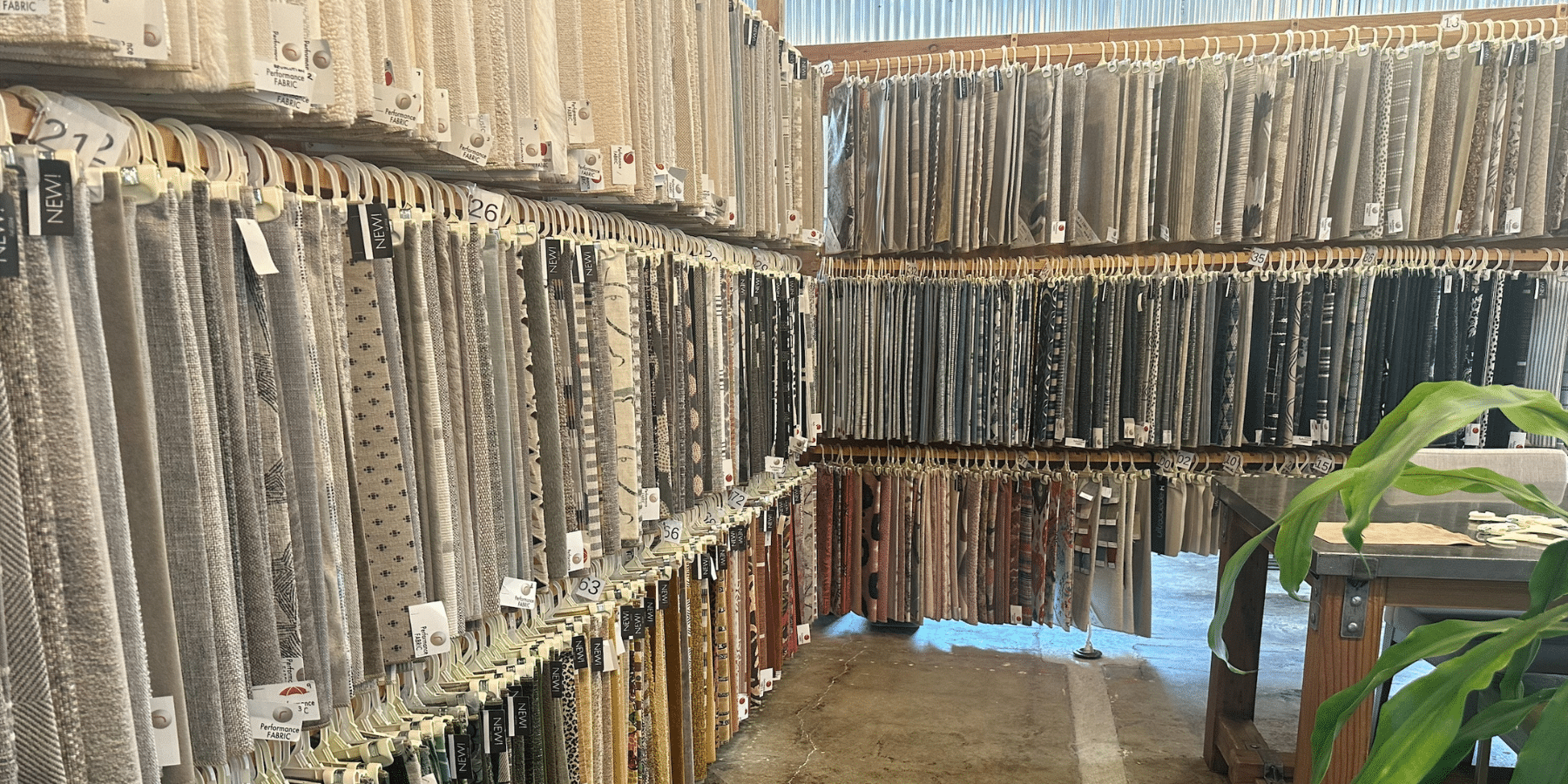A Large Fabric and Leather Selection - BY DESIGN